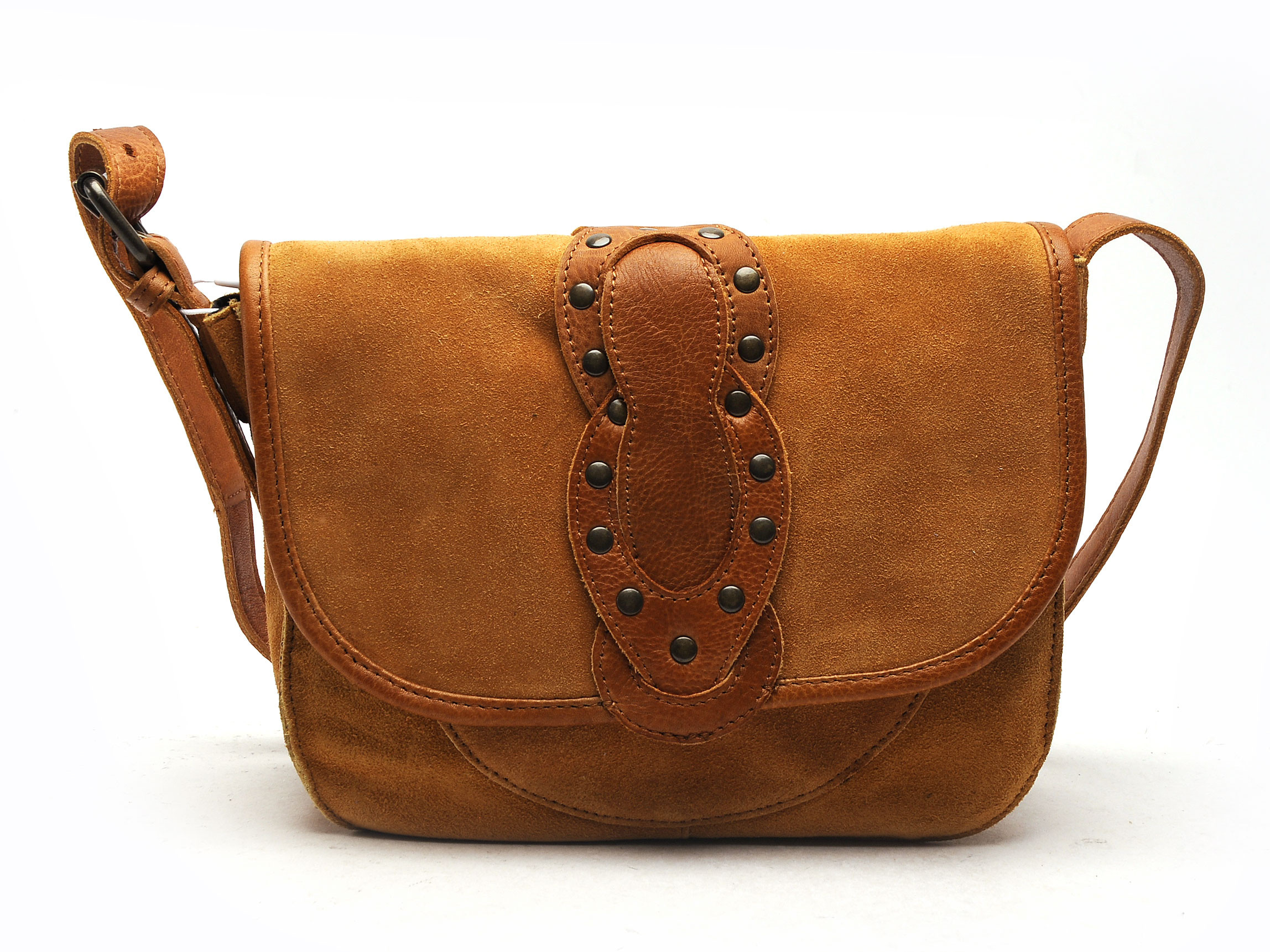 SAC PCBLIMA SUEDE CROSS BODY FC Marron - Sacs Femme - Pieces